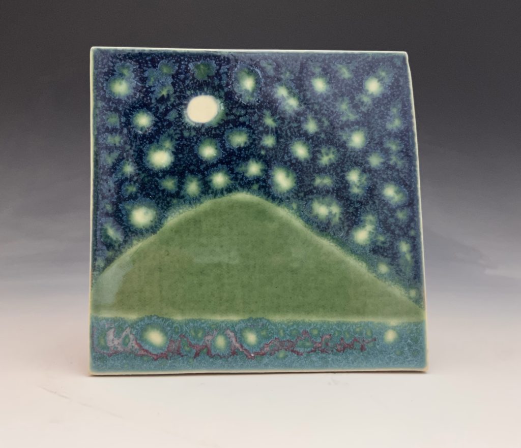 Starry Night tile 6″ – Rocky Mann